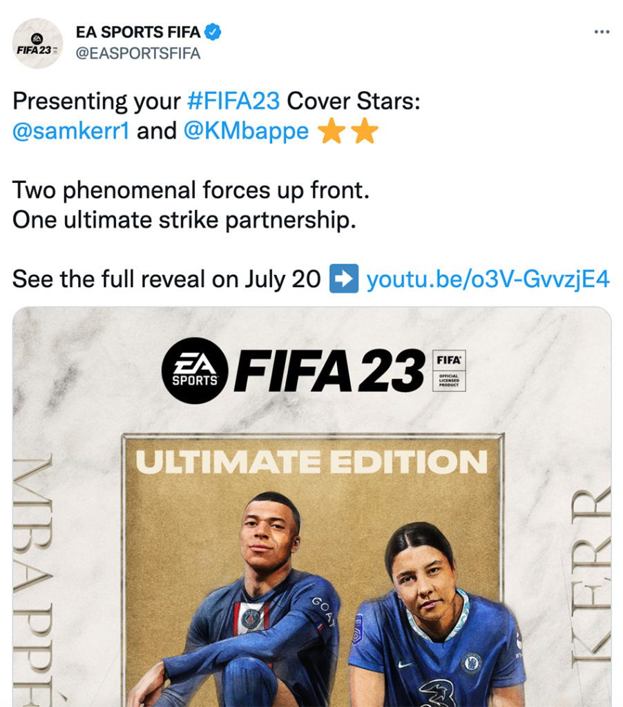 FIFA 23 Will Feature First Ever Female Cover Star