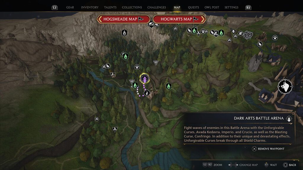 Hogwarts Legacy: Where To Find Dark Arts Battle Arena